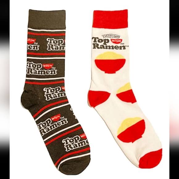 Underwear & Socks | 2 Pair Ramen Noodles Themed Socks | Poshmark